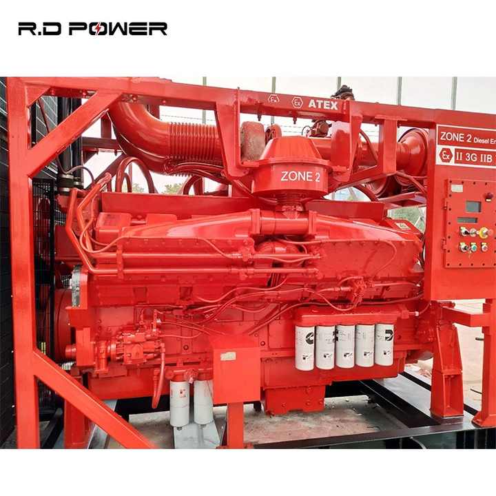 ATEX Certified KTA50 ZONE II T3 Explosion Proof Diesel Generator