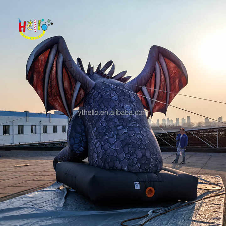 Holiday Amusement Park Decoration Inflatable Cartoon Model Ferocious ...