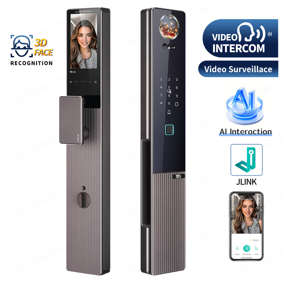 HanDaily Video Intercom AI Smart Lock App Control Face Recognition ...