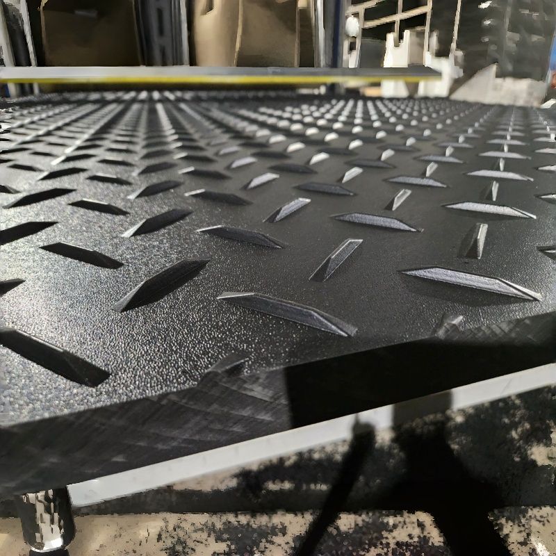 HDPE 4X8 Ground Protection Mats PE Plastic Polyethylene UHMWPE ...