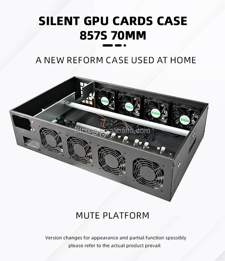 857 70mm pitch 8gpu machine motherboard 580 8gb gpu graphics card Rig ...