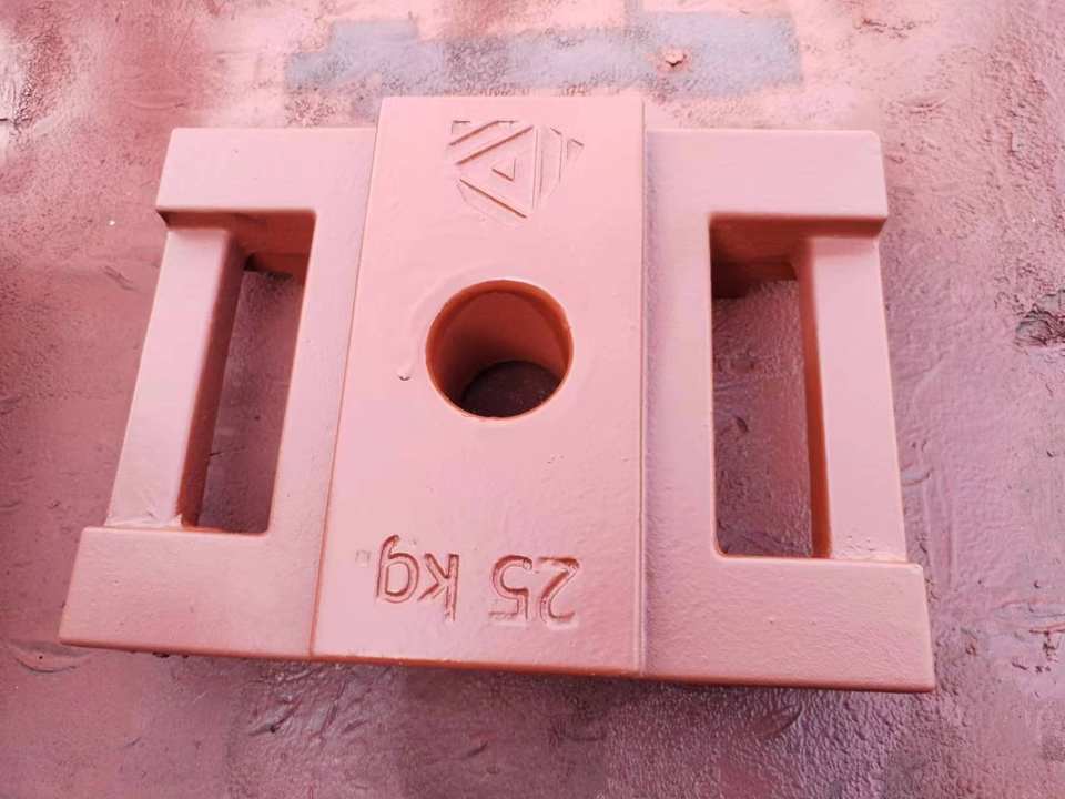 Cast Iron Counterweight Plate Crane Ship Weighbridge Elevator ...