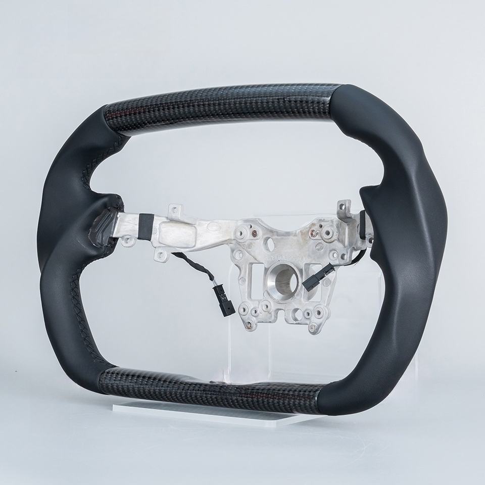 Carbon Fiber Steering Wheel Modification for Tesla Cybertruck Style ...