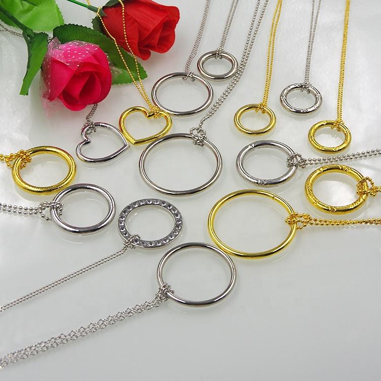 Stage up Metal Magic Ring and Chain - Silver Color Prop