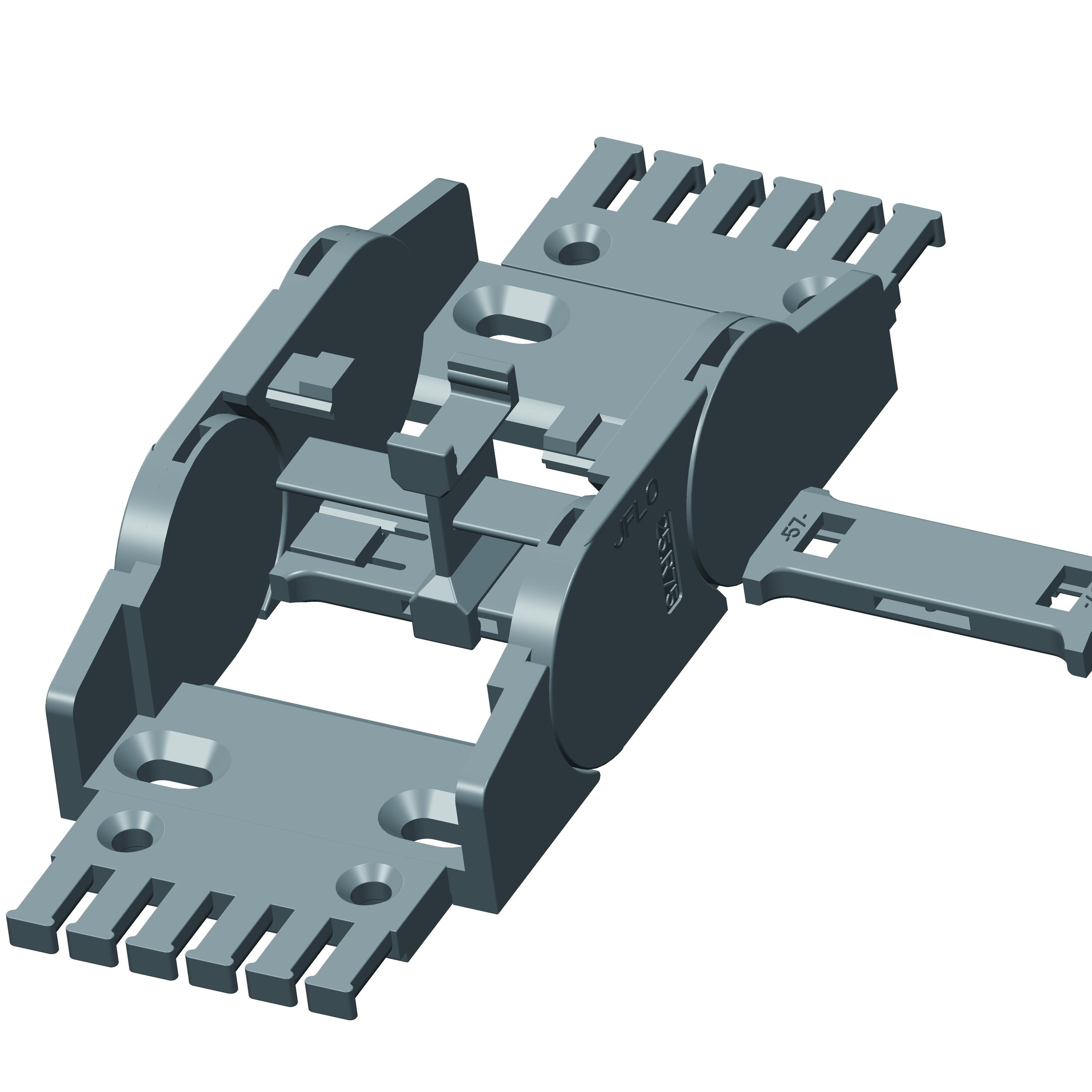 JFLO energy plastic cable drag chain 25mm drag chain J25Q.1.S bridge ...