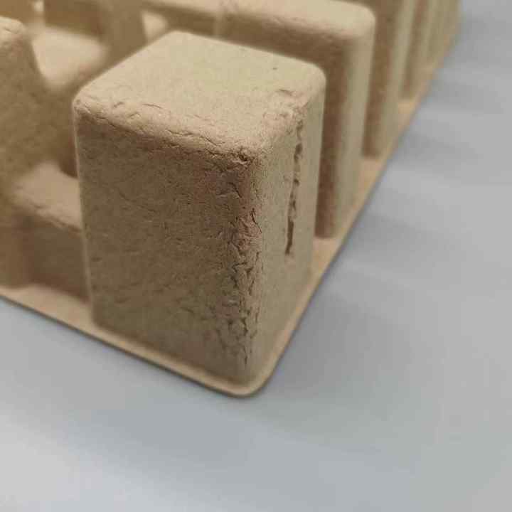 Custom Pulp Molded Packaging Molded Paper Pulp Tray For Product ...