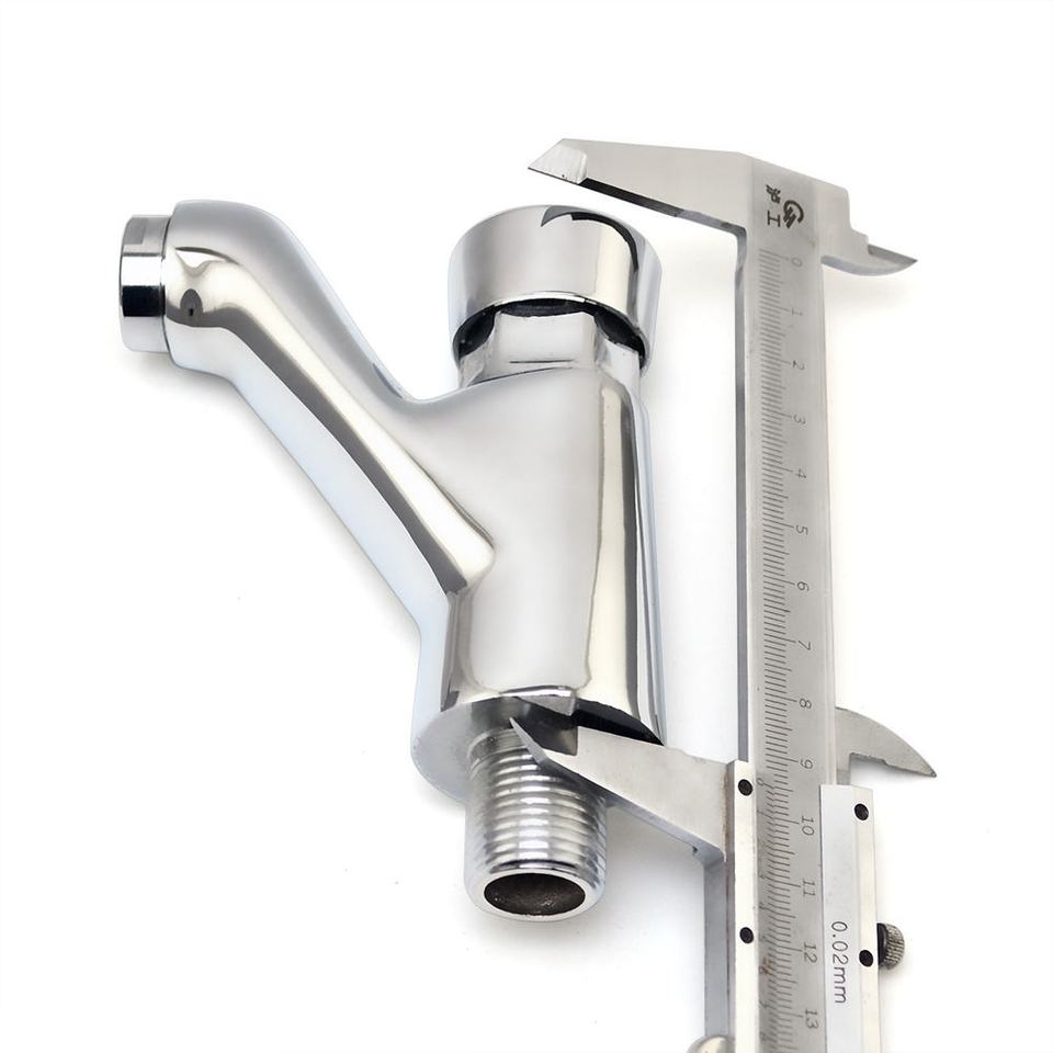 Wayon Water Saving Auto Shut Off Push Button Metering Tap Single Cold ...