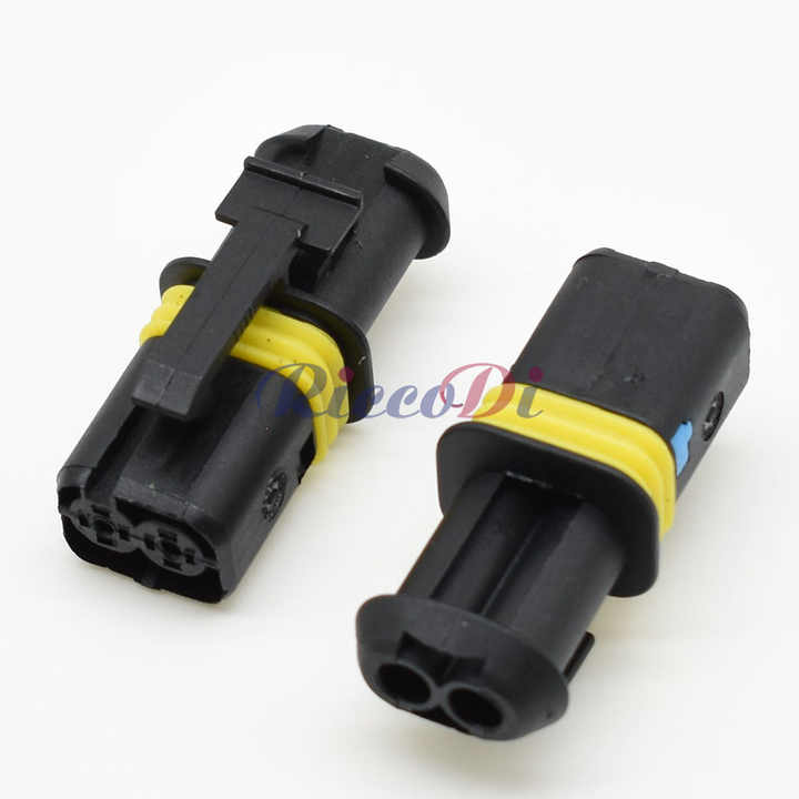 2 Pin Way Lear Female Electrical Sealed Automotive Car DJ7028A-1.5-21 ...