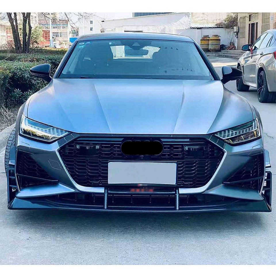 Car Bumpers Front Bumper Body Kit RS7 Style for Audi A7 C8 2019 ...