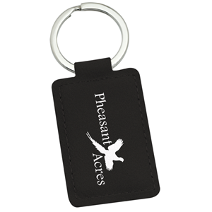 Promotional Gifts Executive Leatherette Keychain Key Ring Tag Key Tag ...