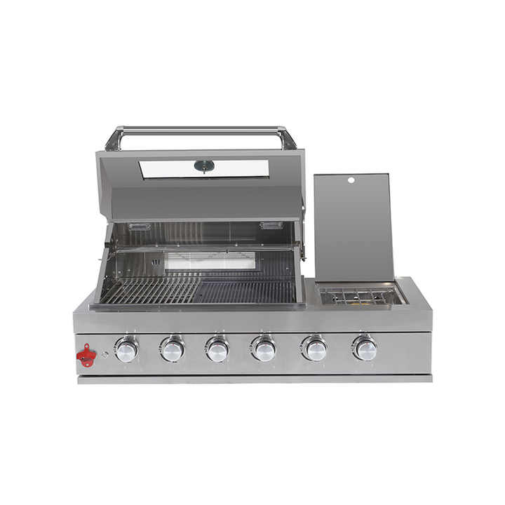 Outdoor Rectangular 4 Tube Burners Stainless Steel BBQ