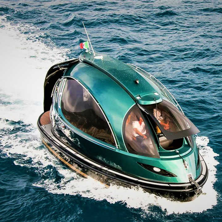 Kinocean Aluminum Fishing Cabin Speed Jet Capsule Boat Wholesale