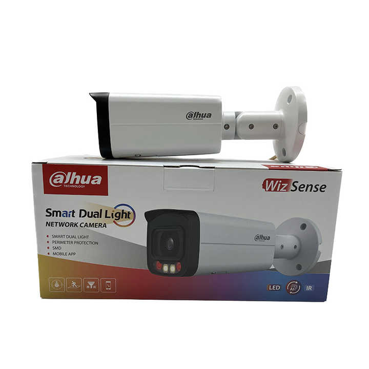 Original Dahua CCTV Camera 8MP Smart Dual Light Vari-focal Bullet WizSense Network Camera IPC ...