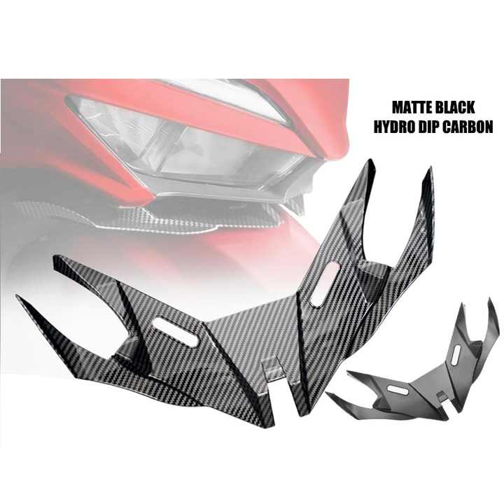 Motorcycle Front Fairing Winglets Aerodynamic Wing for Honda Click 125 ...