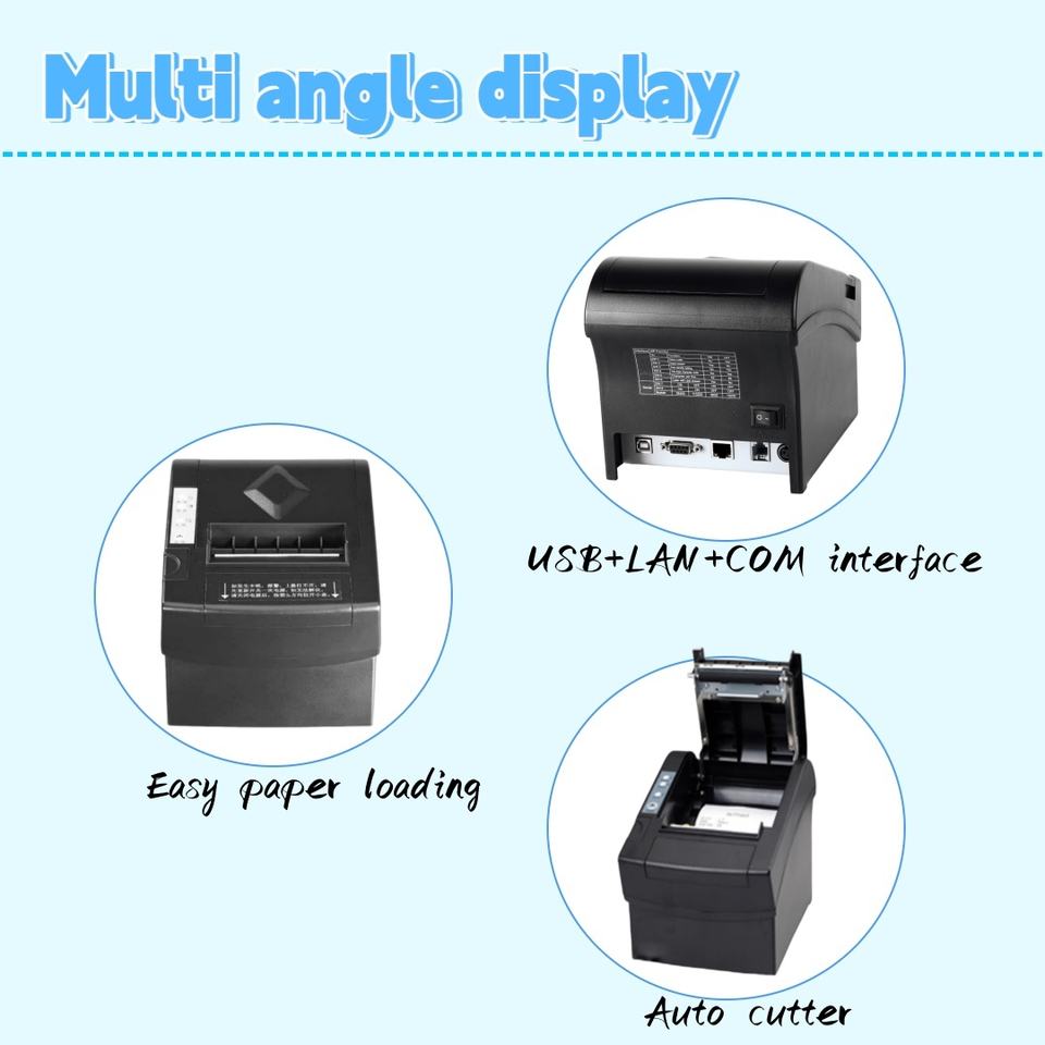 Factory OEM ODM 80mm Thermal Receipt Printer Windows Android Desktop ...