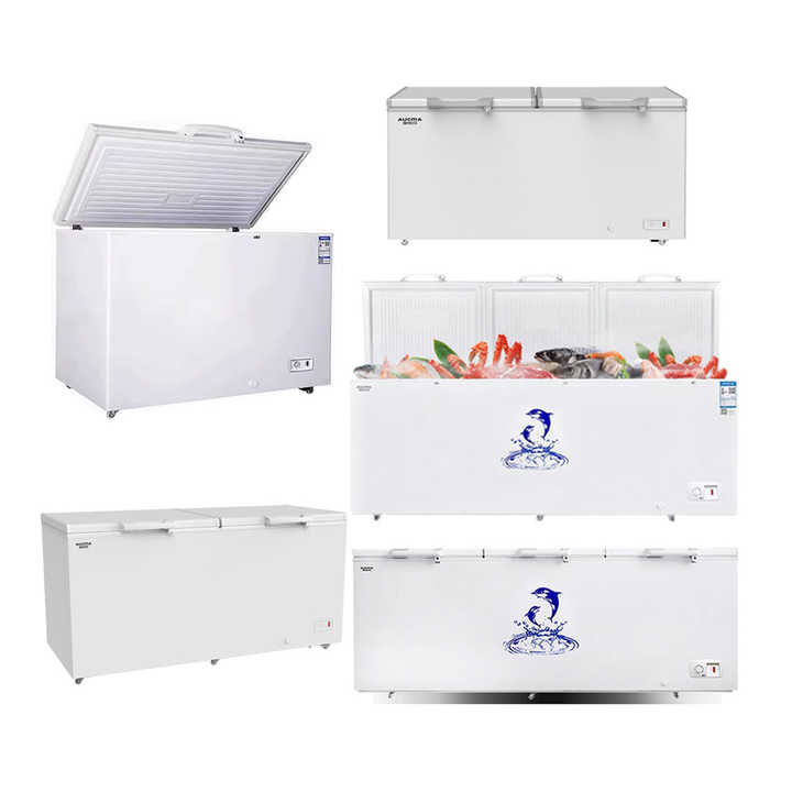 Rebirth Single Door Fridges Deep Chest Electric Freezers with Lock LED ...