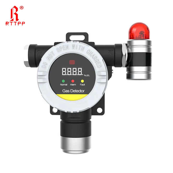 RTTPP Infrared Flammable Gas Leak Monitor Methane Liquefied Petroleum Gas CH4 Gas Detector ...