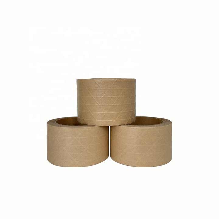 Extreme Tensile Strength Reinforced Kraft Paper Packing Tape 50m Single ...