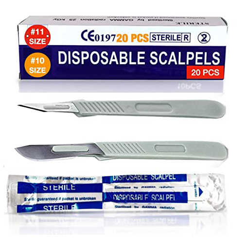 Dermatome Blade Stainless Steel Sterile Package Skin Grafting Tools ...