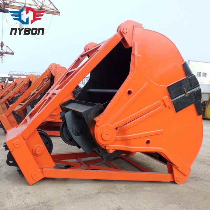 Hydraulic Grab Bucket 4 Rope Mechanical Grab Bucket for Unloading Coal ...