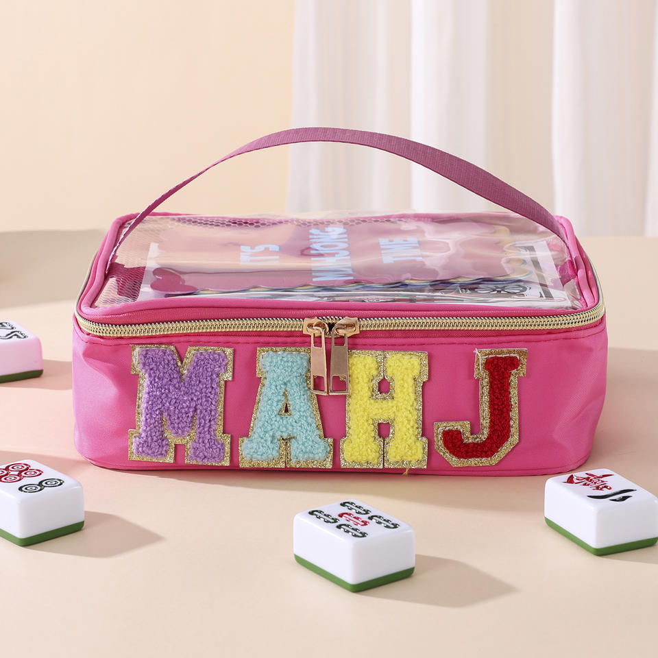 Leti Modern Rectangular Mahjong Storage Bag Large Capacity Travel ...
