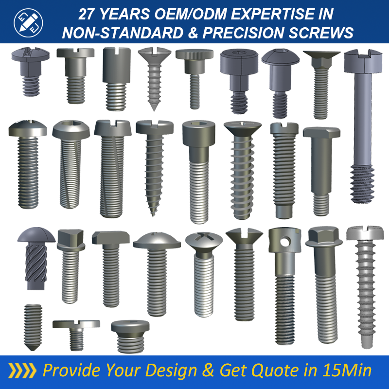 Pan Head Phillips Machine Thread Screws Customized High Precision ...