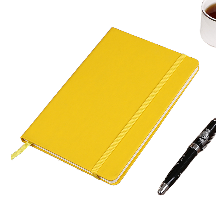 Custom Logo A5 Notebook Business Office PU Leather Hardcover with ...