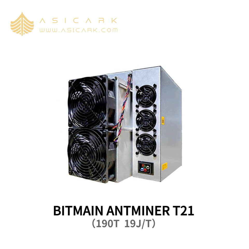 Bitcoin Miner BITMAIN ANTMINER T21 190T 19J/T SHA-256 Air-cooling ...