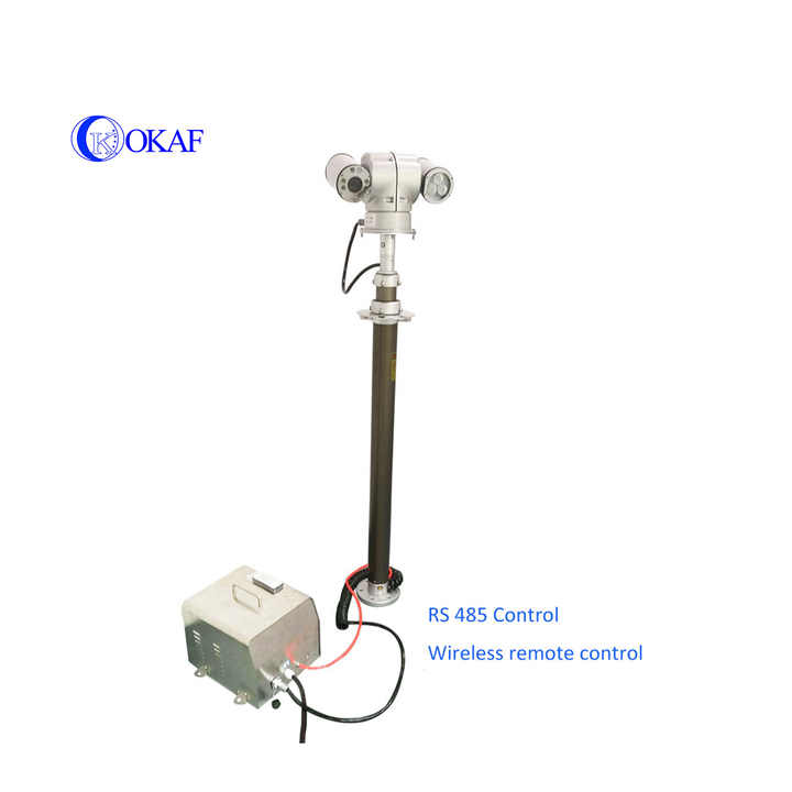 12m Pneumatic Telescoping Mast Tower with Wireless Control