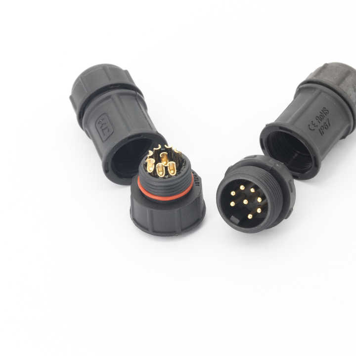 M8 M10 M12 M15 M16 2 3 4 5 6 8 Pin Quick Lock Connector Waterproof IP67 ...