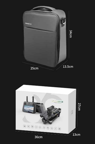 AE86 PRO MAX Drone - FPV Remote Controller Screen GPS 3-Axis Gimbal 4k ...