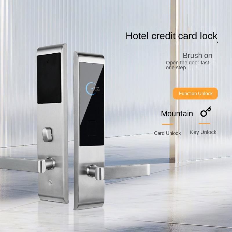 304 Stainless Steel Magnetic Card Induction Swipe Smart Lock with ...