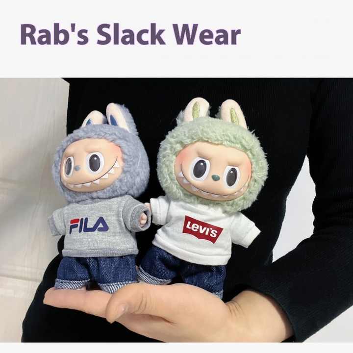 Shop Labubu Designer Clothes - Custom Denim Sweater Suits