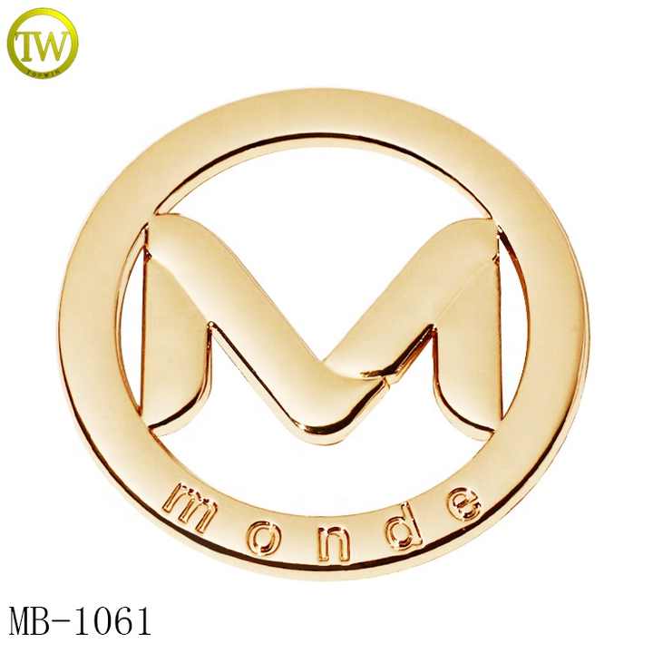 Custom hollow logo handmade plates gunmetal color suitcase accessory ...