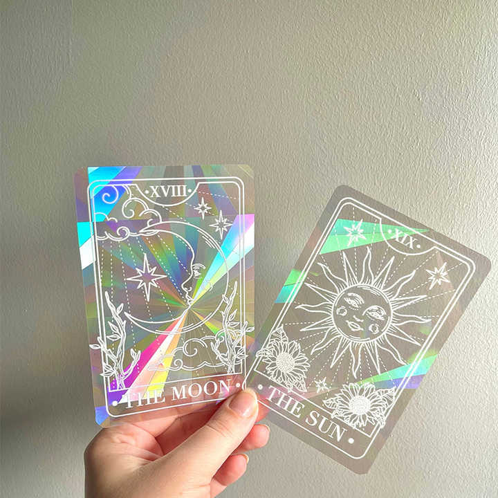 Custom Printing Oracle Card Custom Gold Foil Sweary Affirmation Deck ...