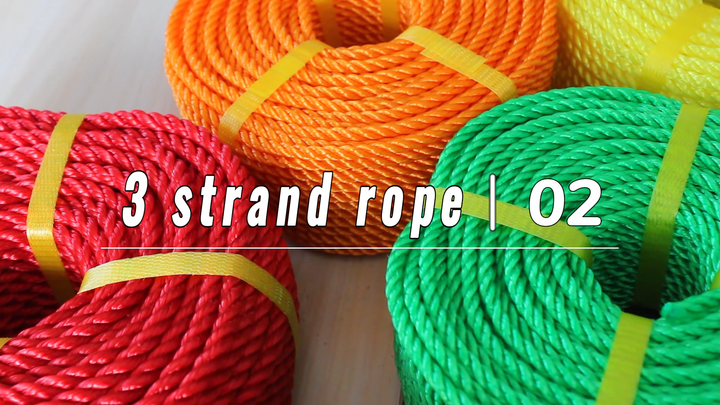 Factory Price High Tensile 3 Strands PE PP ManufactureFishing & Marine ...