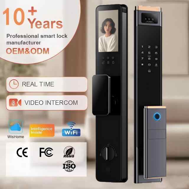 Tuya Smart Lock Door 3d Face Recognition Automatic Smart Locks With Camera Smart Biometric ...