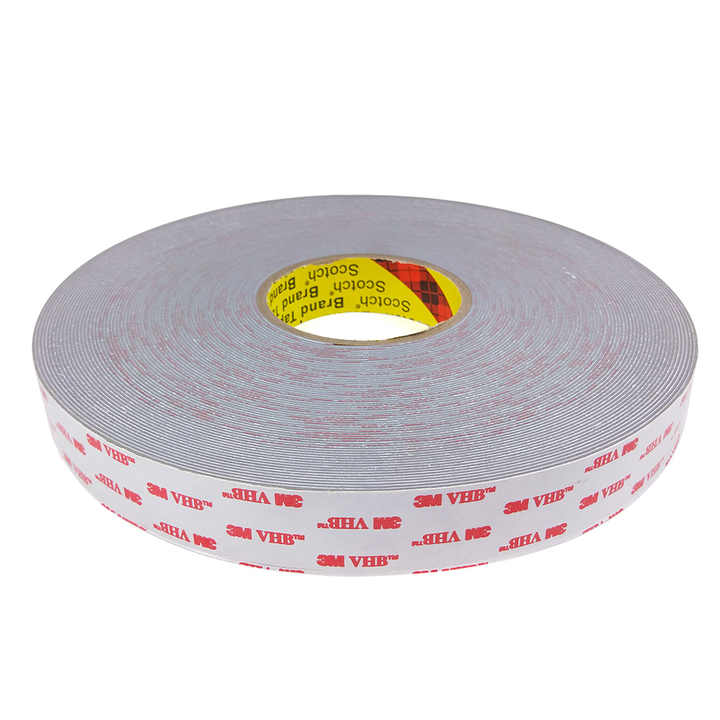 3M 4926 VHB Gray Double-sided Adhesive Tape, Acrylic Foam Material, Waterproof and Heat ...