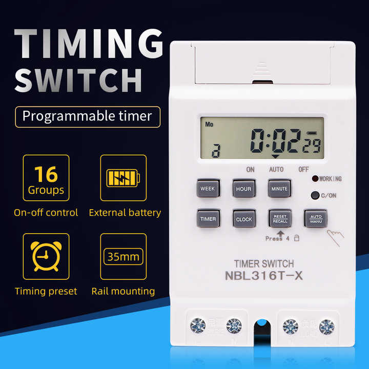Smart Programmable Time Switch Control for Street Lights