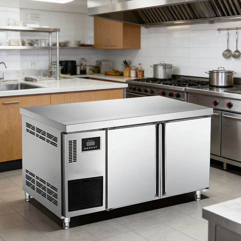 1.2m Commercial Horizontal Freezer with Double Doors for Restaurant ...