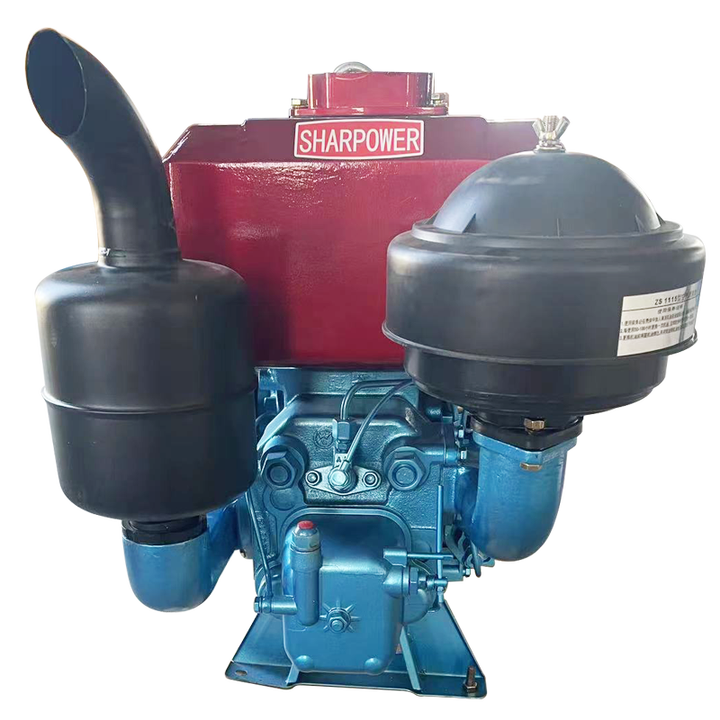 SHARPOWER Single Cylinder Diesel Engine Heavy Duty Durable Water-Cooled ...