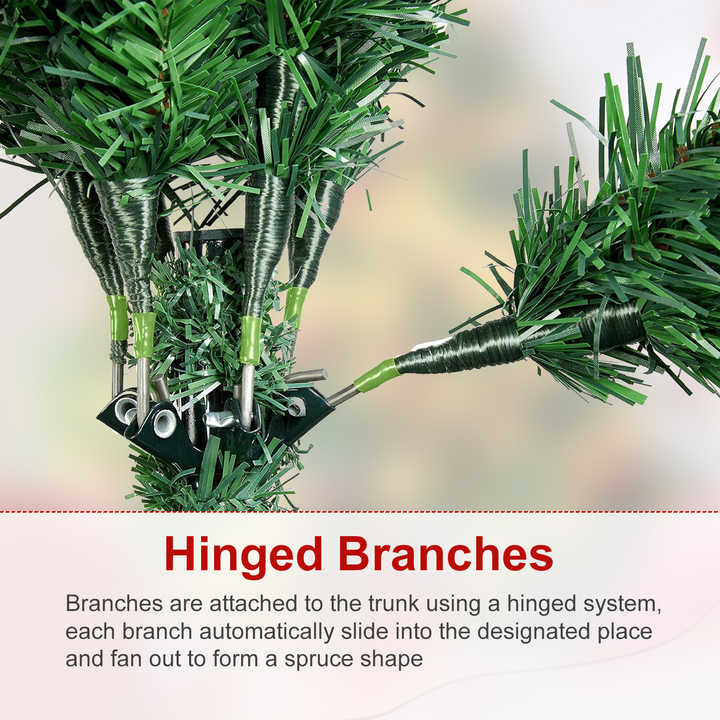 High Quality 7.5Ft 8 Ft Artificial LED 3D Christmas Tree Remote Control ...