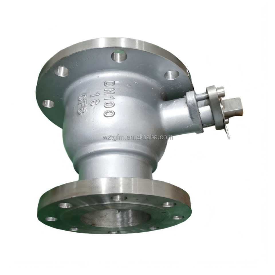 PTFE Sealed Bottom Discharge Ball Valve DN50 10K Tank Bottom Discharge ...