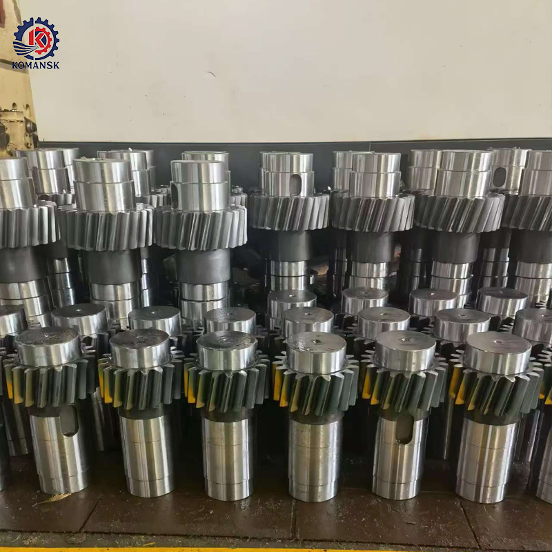 Dragline Excavator Parts Long Large Diameter Gear Shaft Drive Big Gear ...