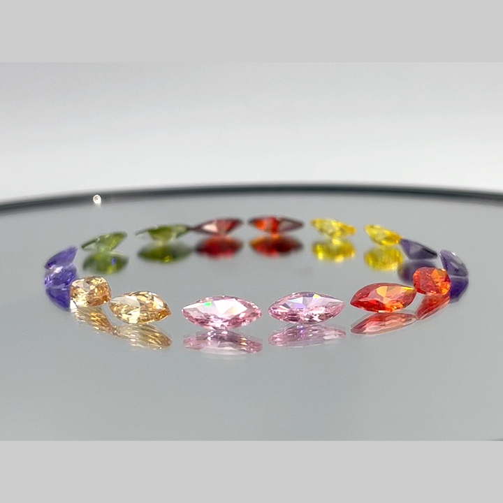 High Quality Loose Small Gemstones Big Size 6a Cubic Zirconia Gems ...
