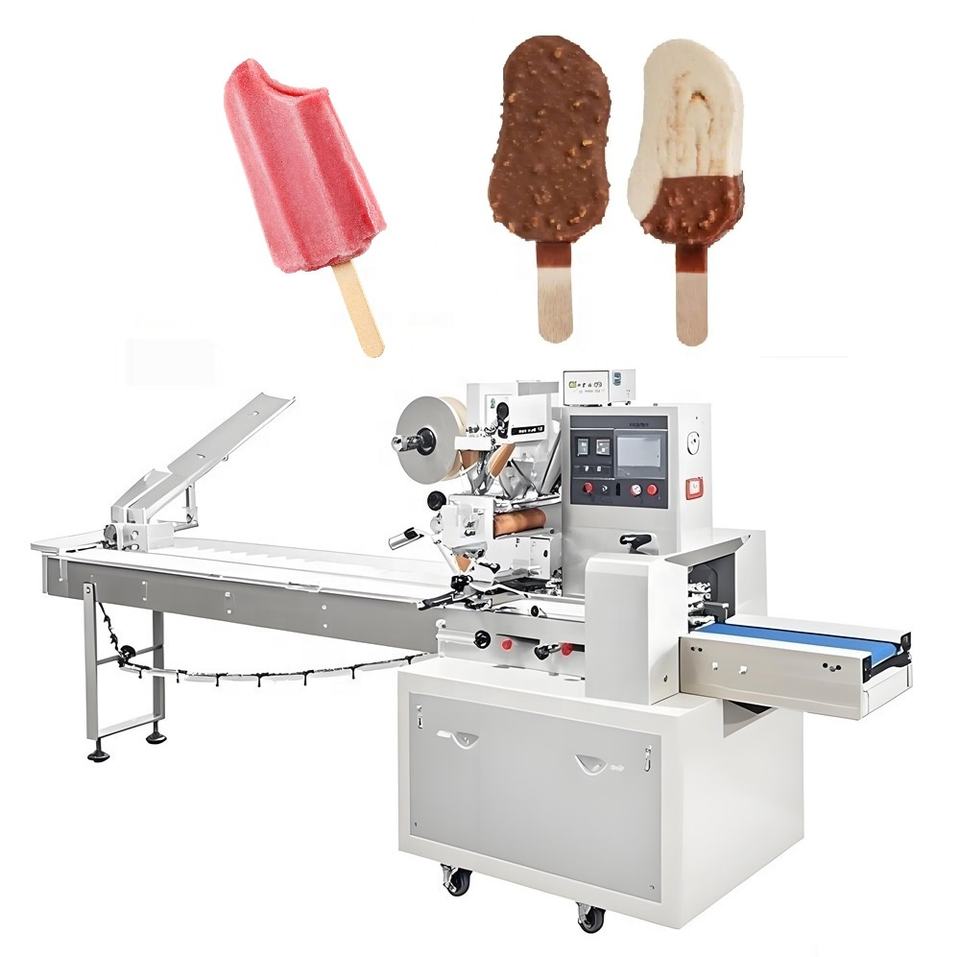 Automatic Ice Cream Cone Wrapping Machine - 40-230 Bags/min