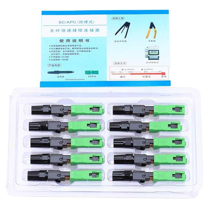 SC APC Fast Connectors - Efficient FTTH Solutions