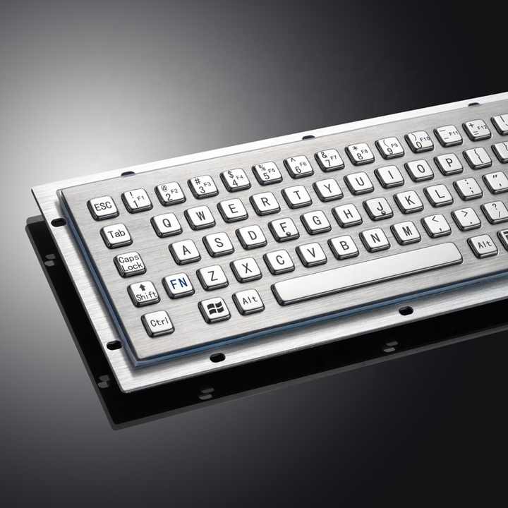 IP65 Waterproof Stainless Steel Keyboard with Touchpad