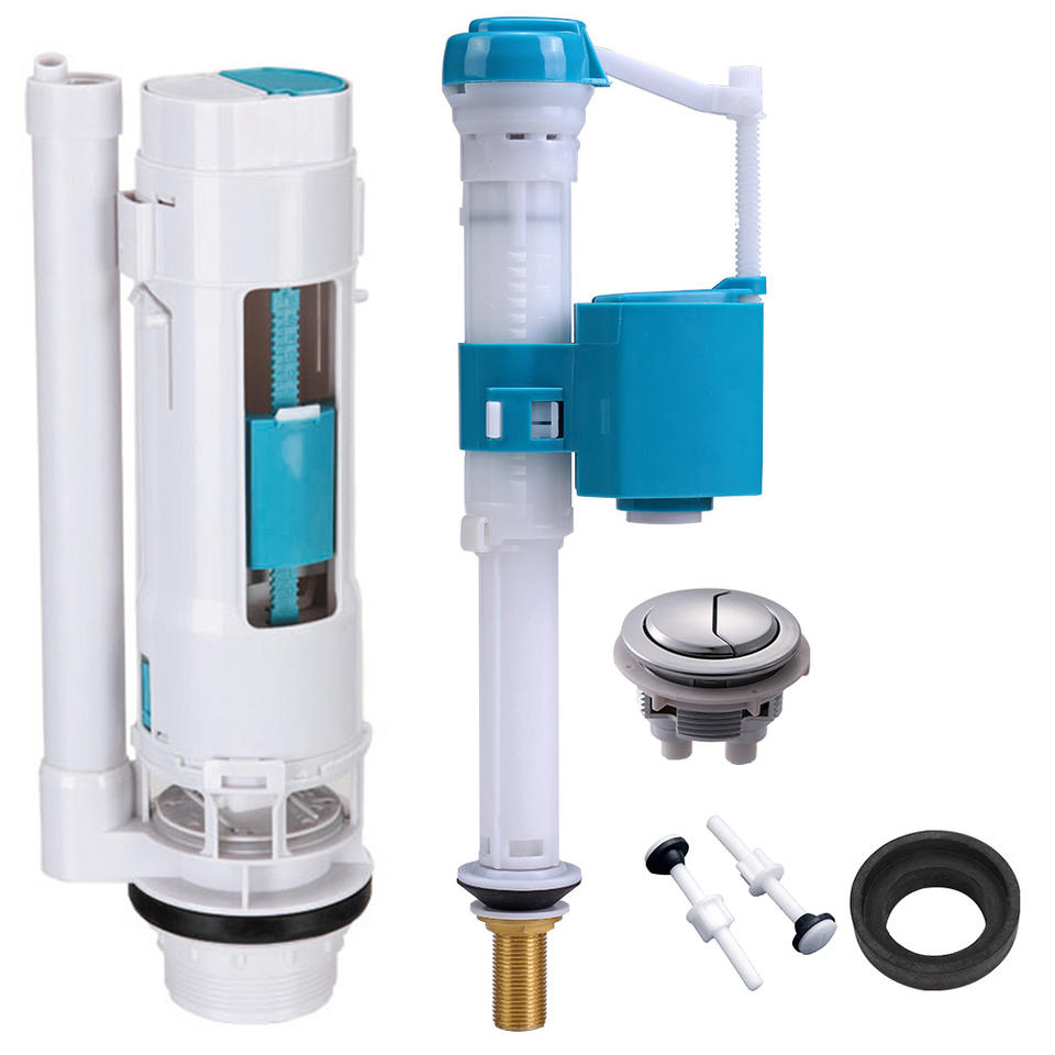 Bottom Filling Valve and Button Control Flush - Nuca Cistern Valve