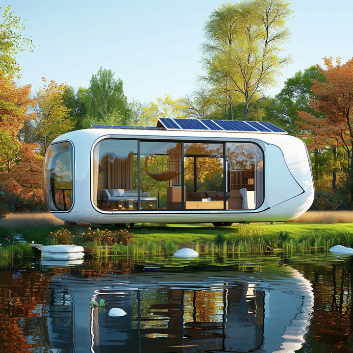 New Style Vessel Container Houses Detachable Prefab Space Capsule ...